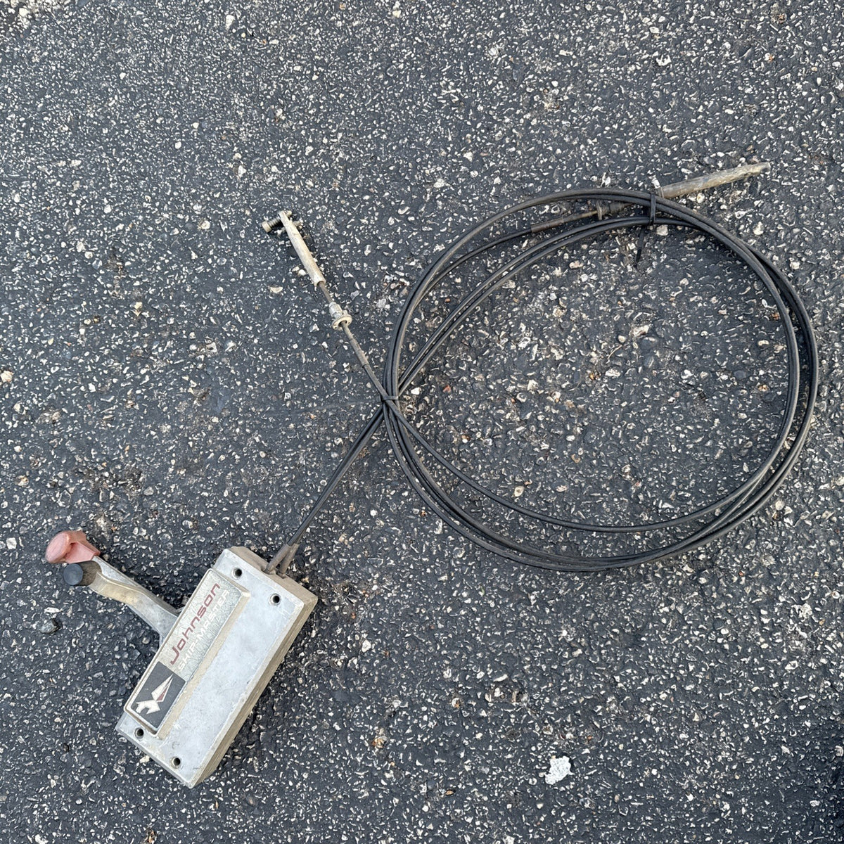 Johnson Shipmaster Evinrude Two Handle Control Box Cables freshwater ...