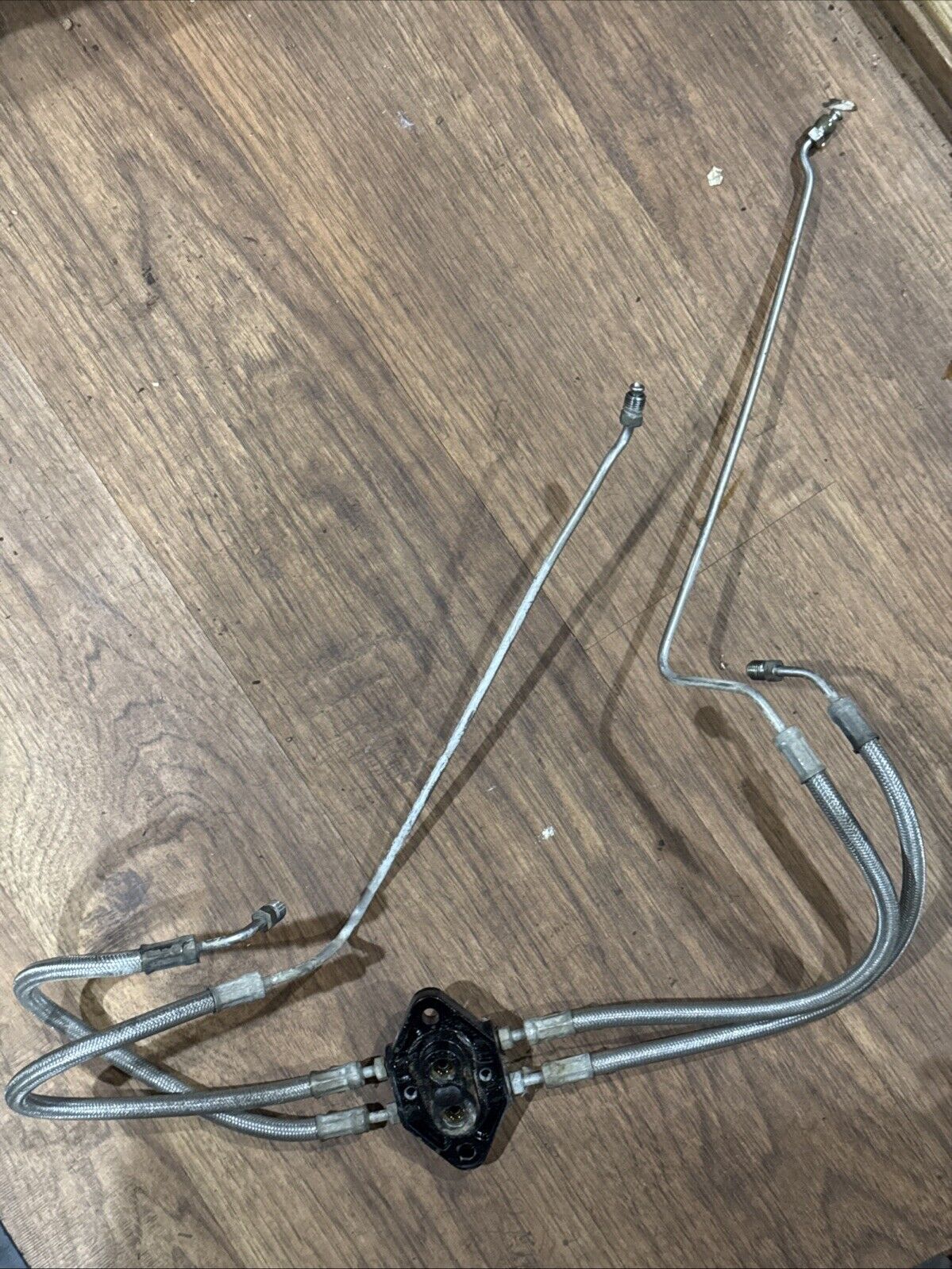 Trim Tilt Hydraulic Ram Cylinder Hoses & Manifold Block Mercruiser Alp ...