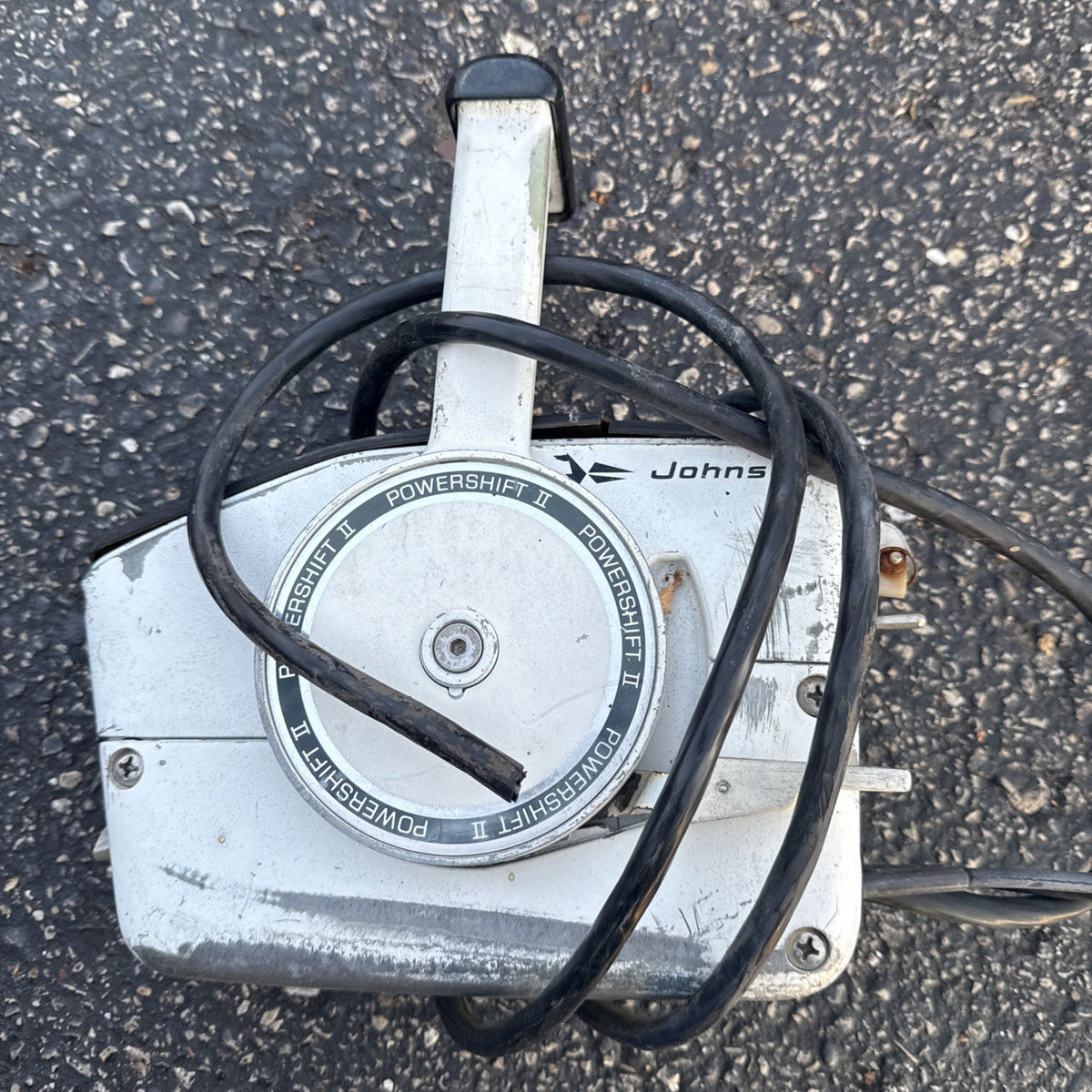 Vintage OMC Johnson Powershift II Outboard Motor Control Box with Key ...