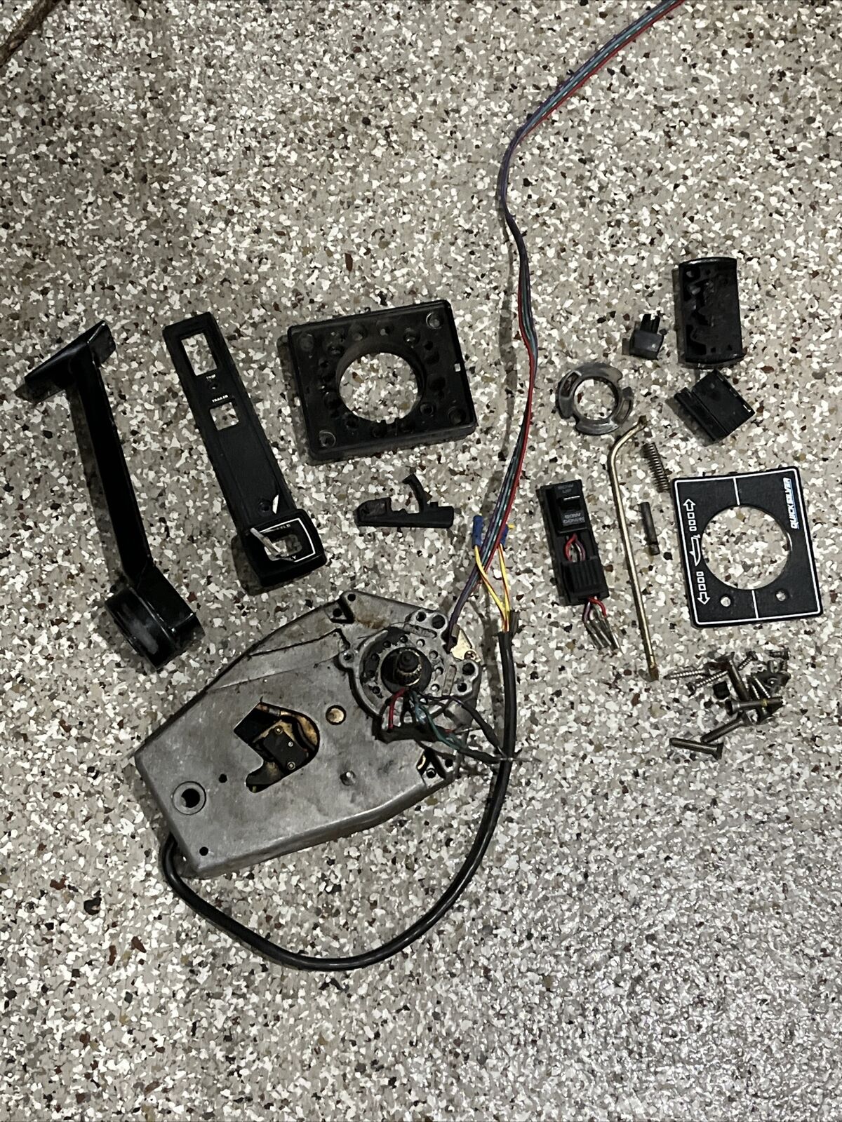 Quicksilver Mercruiser Remote Shifter Mercury Control Trim — Midwest ...