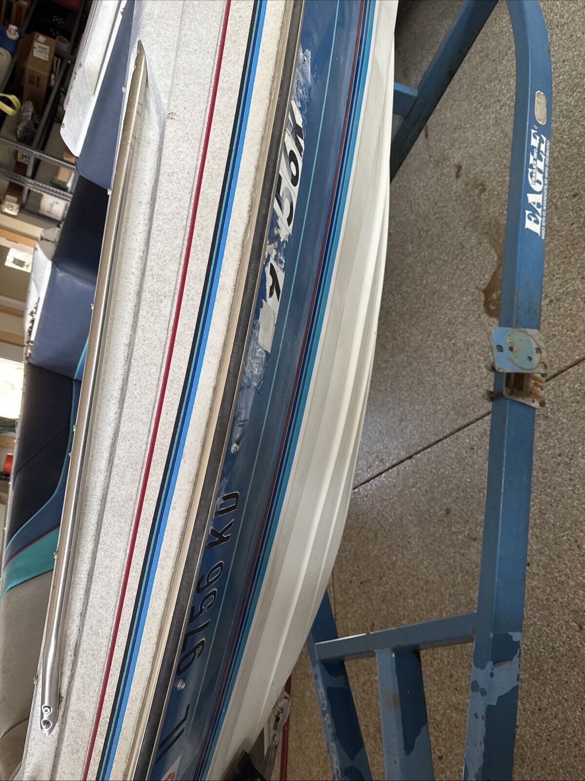 Set of 39" Boat Bow Grab Handles Grab Rails Boarding Hand Rail Railing ...