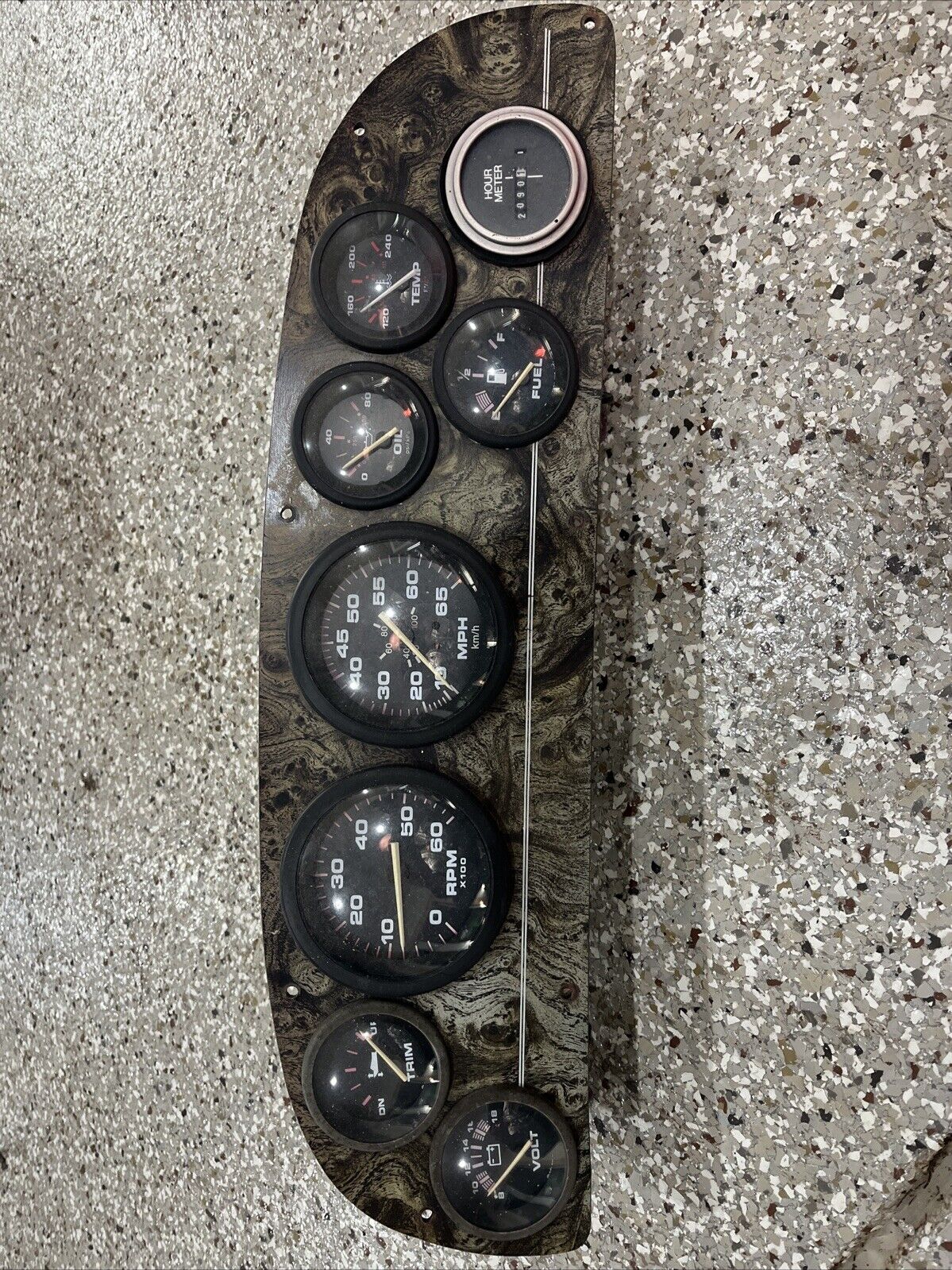 Caravelle Complete Boat gauge gauges dash panel 90’s Wood grain ...