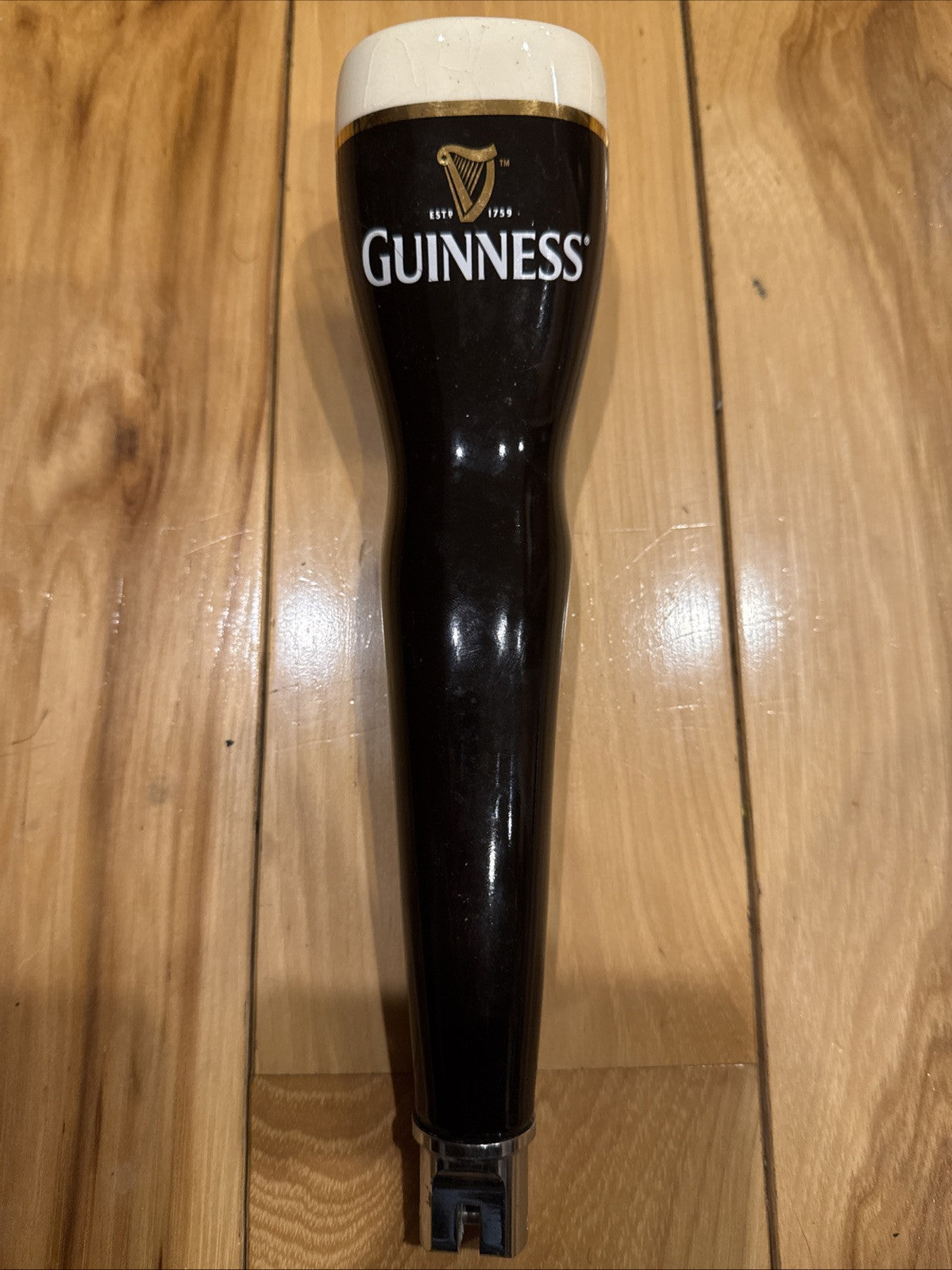 VINTAGE GUINNESS STOUT DRAUGHT BEER TAP HANDLE — Midwest Boat Recyclers