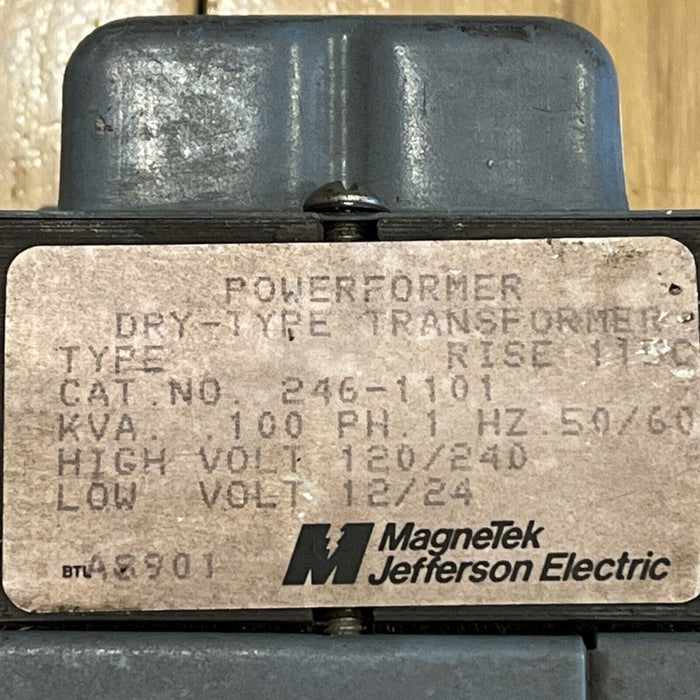 INDOOR POWERFORMER TYPE 1 246 1101 MAGNETEK JEFFERSON ELECTRIC ...