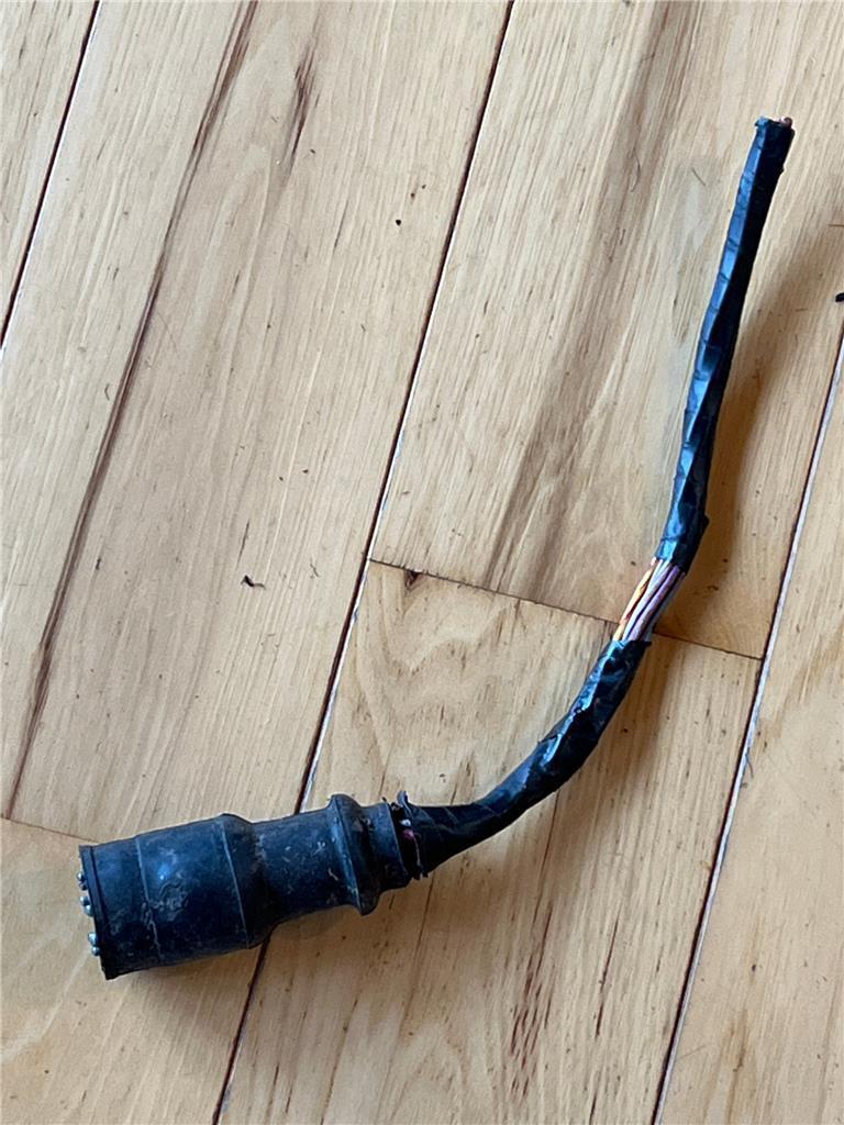 Mercruiser Alpha 8 Wire pin Black Plug Main Wire Harness Connector Mal ...