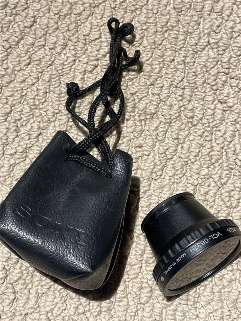 Sony Wide Conversion Lens x0.6 VCL-0637H for Digital Camera Made in Ja ...