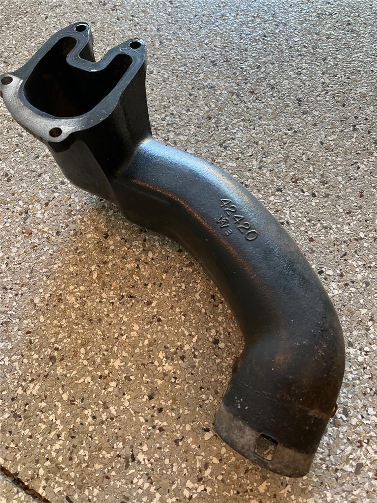 Mercruiser Exhaust Elbow Assembly 2.5L - 3.7L PN 42421A5 42420 Fits 19 ...