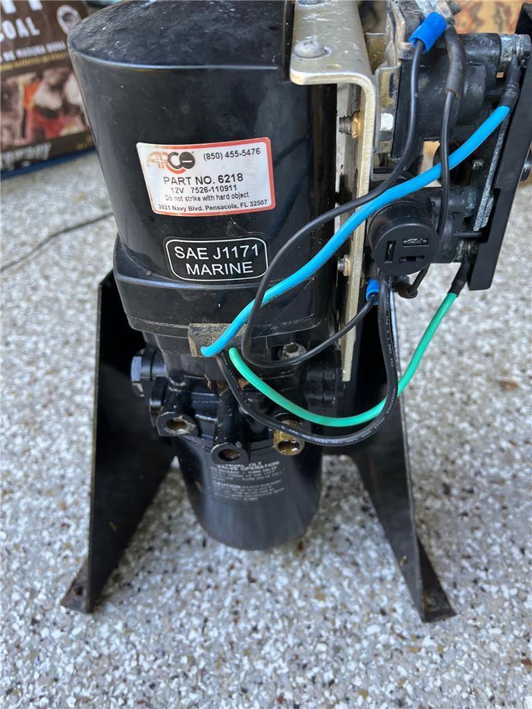 Mercruiser Tilt Trim Lift Pump Motor, Metal Tank Reservoir Hydraulic ...
