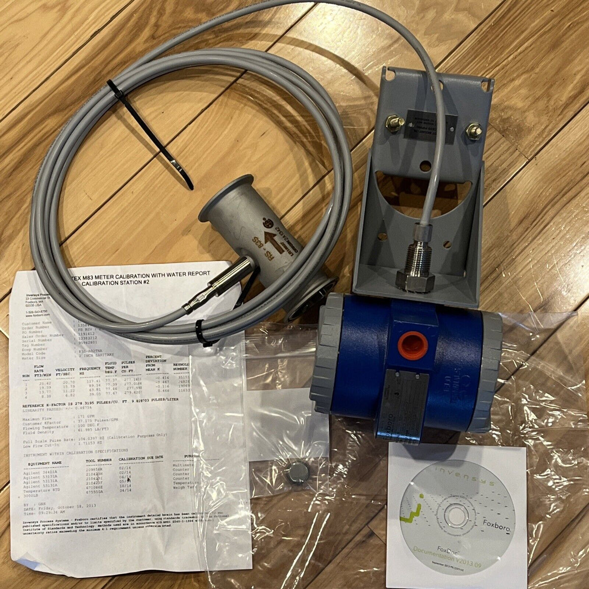 Invensys Foxboro 83S-A02TNA Vortex Flow Meter RS-83S New — Midwest Boat ...