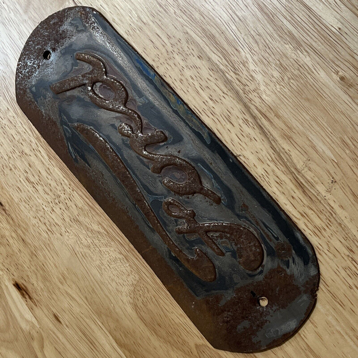 Ford Tractor 800 Fender Stamped FORD Embossed Emblem Logo Cut Out Deco ...