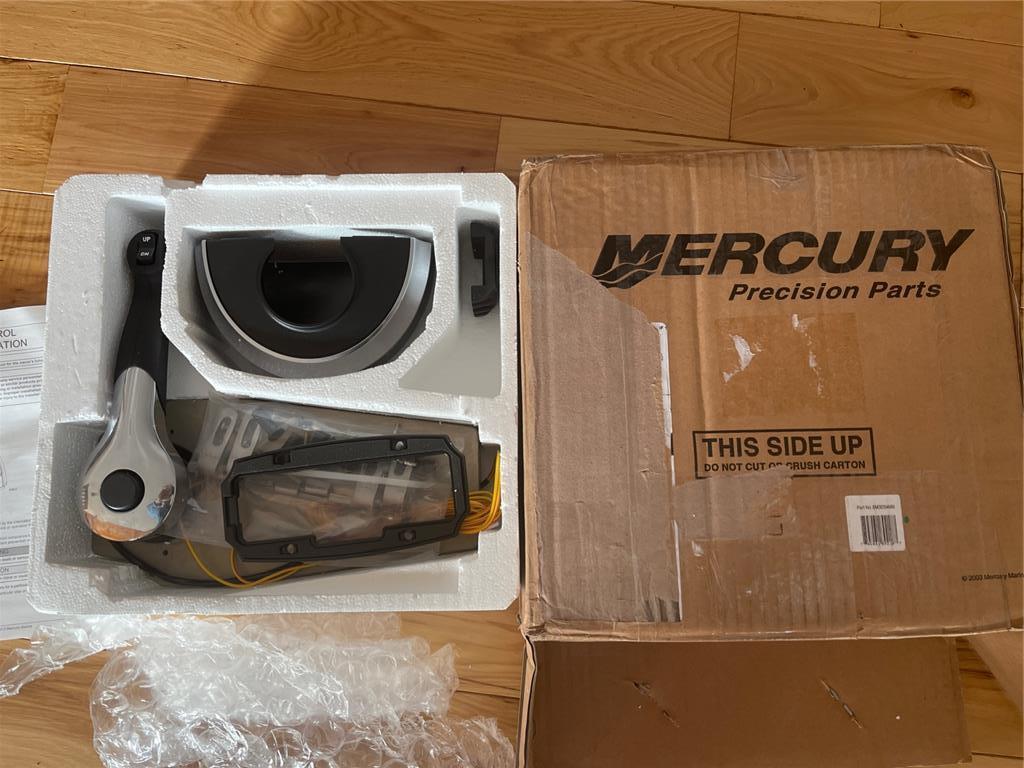 Mercury Outboard Remote Control Box 8M0059686 Console Binnacle Top Sin ...