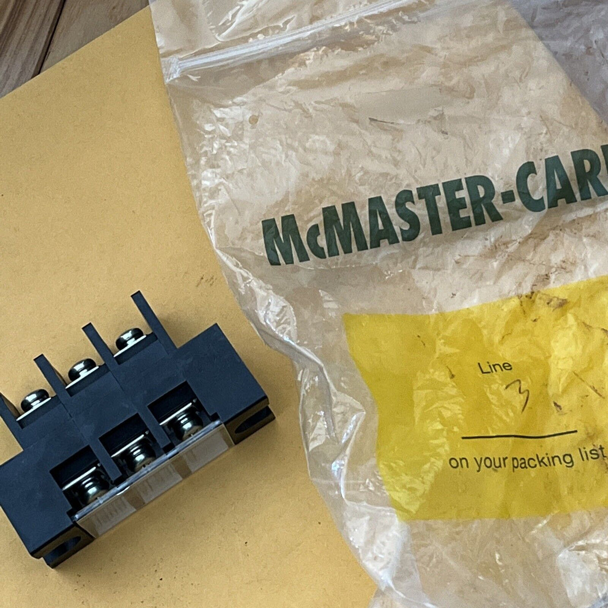 MCMASTER-CARR Through Panel Terminal Block 8056T13 815841 — Midwest ...