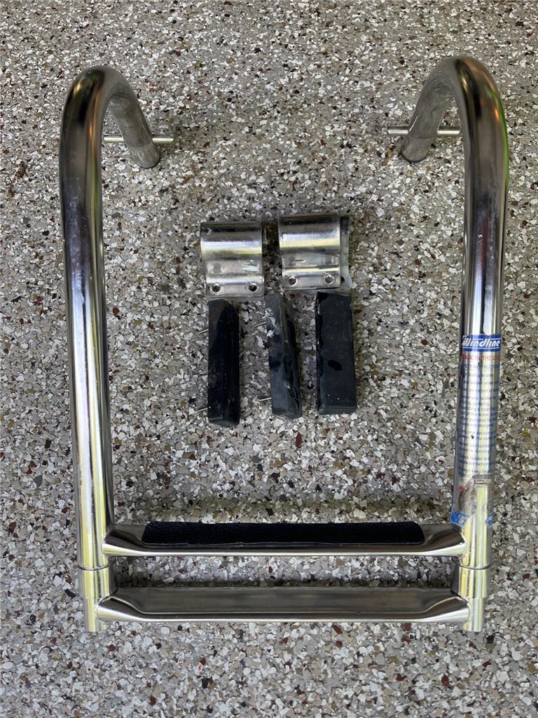 Windline Stainless 2 Step Boat Boarding Telescoping Ladder from 1995 B ...