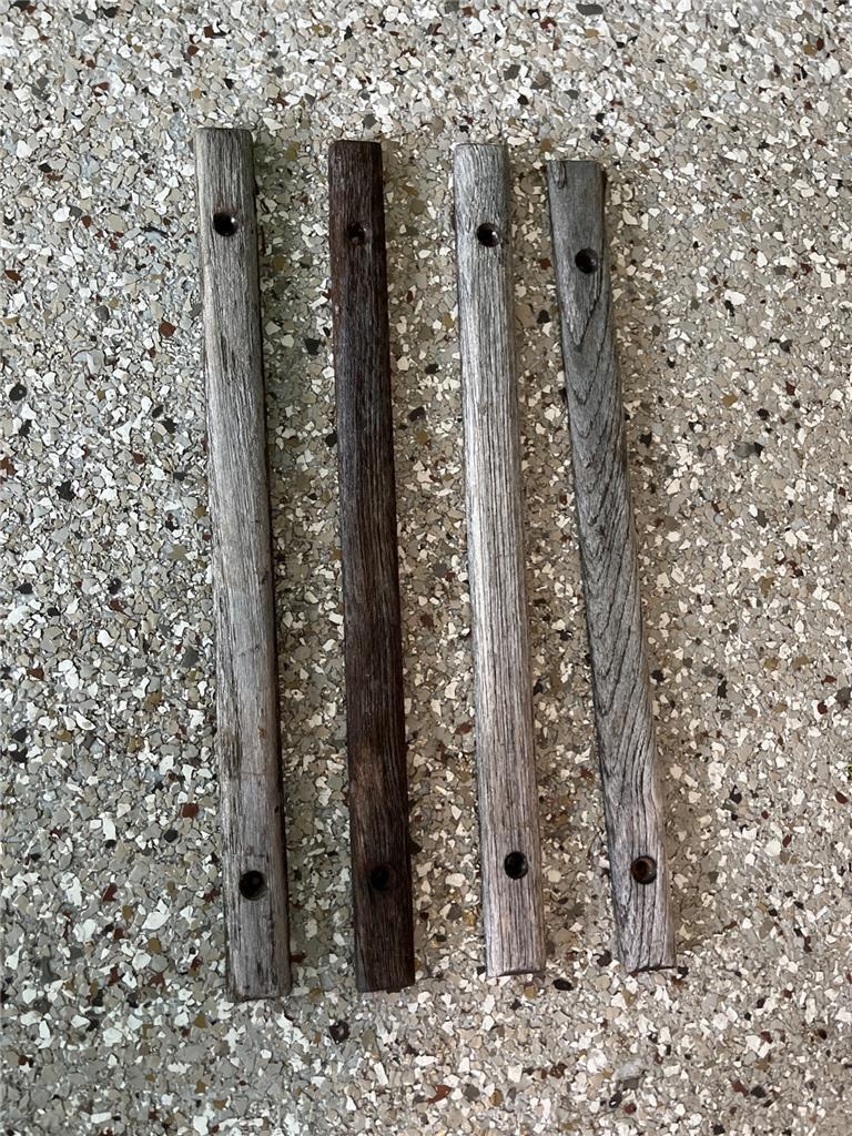 Pair Boat Boarding Step Pads Teak Wood 1987 4Winns 160 Freedom ...